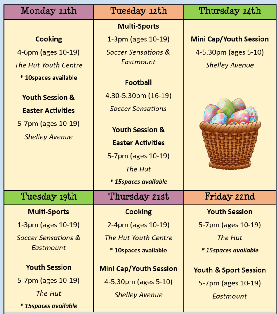 Youth Easter Activities - Child Dynamix