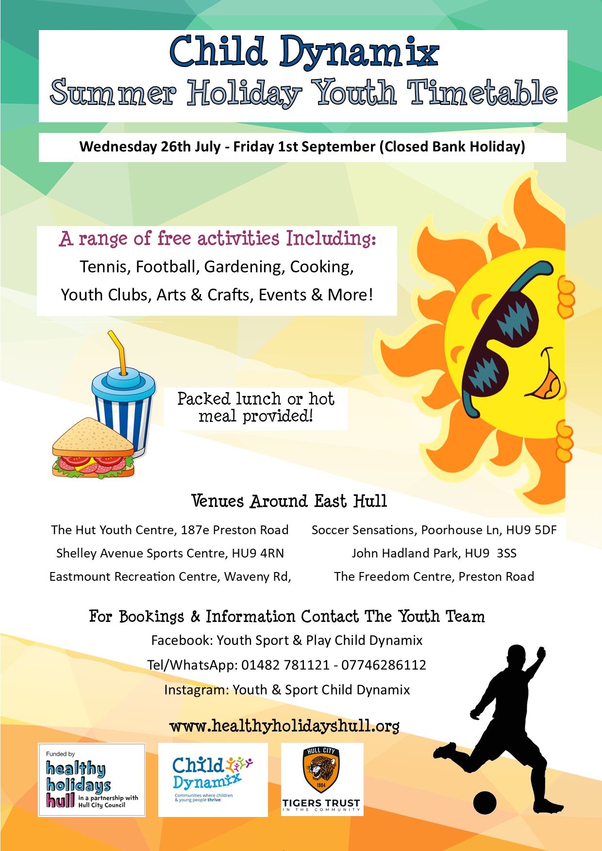 Youth Summer Activities 2023 - Child Dynamix